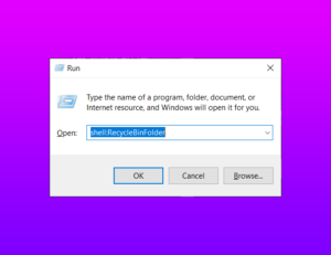 Hướng dẫn mở thùng rác trên Windows bằng 3 cách